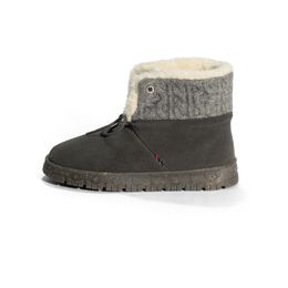 Minnetonka Lace-Up Ankle Boots 'Norean' female size 41 Light beige / Anthracite / mottled grey