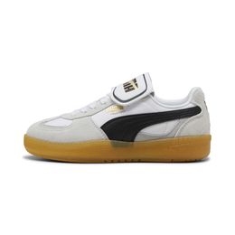 Puma Sneaker 'Palermo' Damen Gr&ouml;&szlig;e 36 greige / schwarz / wei&szlig; Sommerschuhe