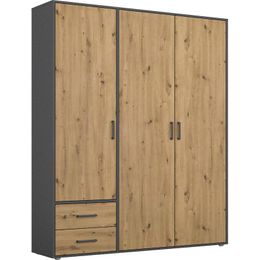 Rauch Dreht&uuml;renschrank &raquo;Kleiderschrank Schrank Garderobe W&auml;scheschrank VOYAGER&laquo; in 3 verschiedenen Ausstattungen BASIC/CLASSIC/PREMIUM, mit 2 modernen