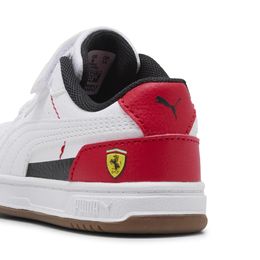 Puma Kinder Sneaker "Scuderia Ferrari Caven III Sneakers Kinder", Gr. 23wei&szlig; rosso corsa rot, Obermaterial: Textil, Synthetik. Futter: Textil.