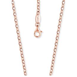 Engelsrufer Damen Collierkettchen &raquo;Ankerkettengliederung, 2,85 mm breit&laquo; rosa 80, Silber 925 (Sterlingsilber), B: 2,85mm