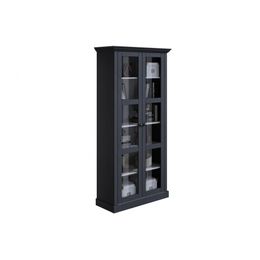 Vitrine OTTO HOME, B:94cm H:192cm T:39cm, grau, Massivholz, Wohnzimmer, Schr&auml;nke, "Melissa", aus massiver Kiefer, mit viel Stauraum