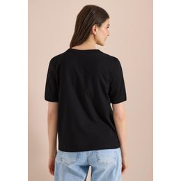 Cecil Damen Tunikashirtschwarz, Gr. S, unifarben, Web, 100% Baumwolle, Shirts, im Tunika-Style