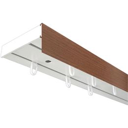 SN DECO GROUP Gardinenschiene &raquo;Vorhangschiene SH mit Blende&laquo; 2 l&auml;ufig-l&auml;ufig Fixma&szlig; braun Kunststoff B/L: 220cm, 2 l&auml;ufig