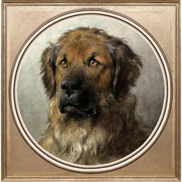 queence Acrylglasbild &raquo;Jagdhund&laquo; Gem&auml;lde Hunde Hundebilder Kunst Tiere Fine Art-Print in Galeriequalit&auml;t bunt Acrylglas B/H/T: 40cm x 40cm x 3cm, 