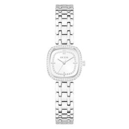 Guess Damen Quarzuhr &raquo;HAZEL&laquo; Armbanduhr, Damenuhr, Edelstahlarmband, analog silber Einheitsgr&ouml;&szlig;e