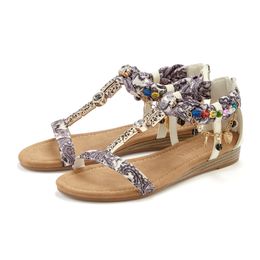 Lascana Damen Sandale "Sommerschuh, Sandalette, offener Schuh", Gr. 42, beige, Obermaterial: 50% Lederimitat, 50% Textilmaterial. Decksohle: 100%