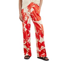 Marc O'Polo Marc O'polo Damen Marc O'Polo Stoffhose Mit Allover-Print, glatte und gl&auml;nzende Oberfl&auml;che bunt 44, N-Gr
