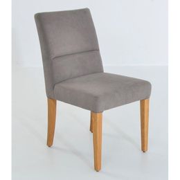 K+w Komfort & Wohnen K+W Komfort & Wohnen 4-Fu&szlig;stuhl &raquo;GOBY&laquo; () 4-Fu&szlig;-Holzstuhl in Wildeiche ge&ouml;lt, mit hochwertiger Polsterung braun B/H/T: 49cm x 66cm, Aqua Clean