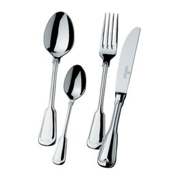 Besteck-Set &raquo;ALTFADEN&laquo; Massivmesser silber Chromnickelstahl 18/10 30 Stk.