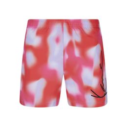 Karl Kani Herren Badeshorts "Karl Kani Herren", rot, Gr. XS, 100% Polyester, Badehosen