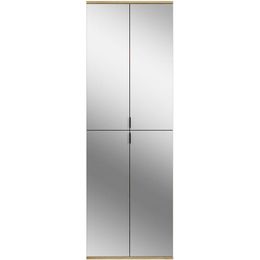 Home Affaire Garderoben-Set &raquo;Trondheim, Breite 122 cm, best. aus 2 Schr&auml;nken, 8 T&uuml;ren, 18 F&auml;cher&laquo; Set, 2 Stk. tlg. braun Holzwerkstoff B/H/T: 122cmcm 