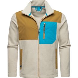 Ragwear Herren Fleecejacke "Flettcher", braun, Gr. XL, Pl&uuml;sch, Material: 100% Polyester, Jacken, Herren Basic Pl&uuml;schjacke