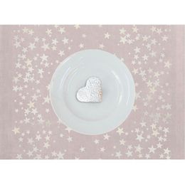 Apelt Platzset &raquo;4709 CHRISTMAS GLAM, Weihnachtsdeko, Weihnachten&laquo; Lurex-Jacquardgewebe rosa Obermaterial: 65% Polyester, 30% Viskose, 5% Polyacryl B/L