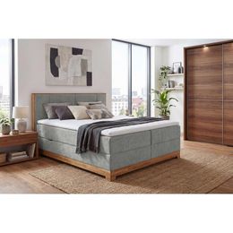 OTTO home Boxbett &raquo;Fennor, Doppelbett, Polsterbett, Federkernbett, Komforbett, 160/180 cm&laquo; Boxbett: 5-Z-Taschenfederkern im Unterbau, H&auml;rtegrad 3, 