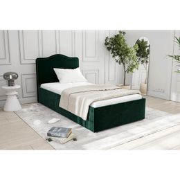 Westfalia Schlafkomfort Polsterbett &raquo;Graz&laquo; wahweise mit Stauraum, verschiedene Matratzenarten w&auml;hlbar gr&uuml;n Bezug 100% Polyester, Polsterung: Polsterwatte, Material Gestell: 