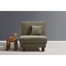 ell+ell ell + ell Sessel &raquo;Enny&laquo; gr&uuml;n 92% Polyester 8% Nylon Cord, PUR-Schaum, Sitzh&ouml;he 45cm, B/H/T: 85cm x 90cm x 100cm