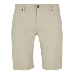 Urban Classics Herren Stoffhose "Urban Classics Herren Relaxed Fit Jeans Shorts", beige, Gr. 44, unifarben, 98% Baumwolle, 2% Elasthan, Hosen