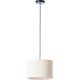 LeGer Home by Lena Gercke Pendelleuchte &raquo;Kathleen&laquo; E27 1 Stk. Cordstoff, H&ouml;he 150 cm, &Oslash; 35 cm, E27, k&uuml;rzbar, beige beige 1, &Oslash; 35cm H: 150cm, 1 Stk.