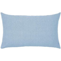 Pad Dekokissen &raquo;LEDA&laquo; 100% Baumwolle blau Baumwolle B/L: 30cm x 50cm, 2 Stk.