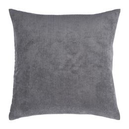 Pad Dekokissen &raquo;CASUAL&laquo; Made in Europe grau Polyacryl, Polyester B/L: 50cm x 50cm, 1 Stk.