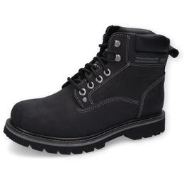 Dockers by Gerli Herren Dockers by Gerli Schn&uuml;rboots Winterboots, Workerboots mit Profilsohle schwarz 43