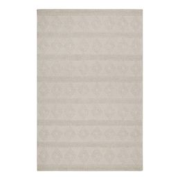 Esprit Teppich &raquo;Emmy&laquo; rechteckig 8 mm H&ouml;he Wollteppich, handgewebt, kurzflor, nat&uuml;rlich, geometrisch beige Schurwolle B : 50cm 1 Stk., 8mm, L: 80cm
