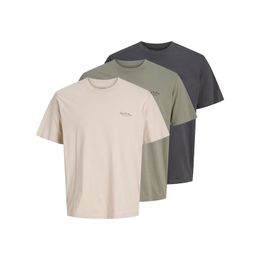 Jack & Jones Jack & Jones Herren T-Shirt &raquo;JJEARCHIVE GRAPHIC TEE SS O-NECK 3PK MP&laquo; Packung, 3 Baumwolle, relaxed fit bunt XXL