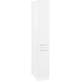 KOCHSTATION Apothekerschrank &raquo;KS-Visby&laquo; wei&szlig; B/H/T: 30cm x 200cm x 60cm