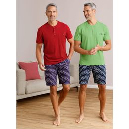 w&auml;schepur W&Auml;SCHEPUR Herren Shorty, Gr. 44, bunt, 100% Baumwolle, Homewear-Sets