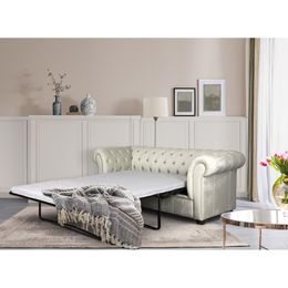 Home Affaire 3-Sitzer &raquo;CHARENTE, optionale Schlafsofa, Chesterfield-Sofa, Bettfunktion&laquo; mit edler Knopfheftung und typischen Armlehnen, B/T/H 198/89/