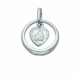 Adelia&acute;s ADELIA ́S Kinder Kettenanh&auml;nger "Anh&auml;nger Taufring 925 Silber mit Zirkonia", mit Zirkonia, Silber 925 (Sterlingsilber), silber, Silber 925