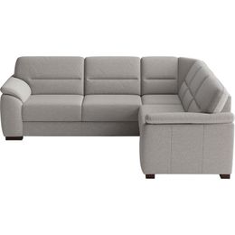 Sit & More sit&more Ecksofa &raquo;Montego L-Form, B: 255 cm&laquo; wahlweise mit Schlaffunktion und Schubkasten grau 100% Polyester B/H/T: 255cm x 88cm x 225cm, Flachgewebe