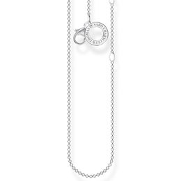 Thomas Sabo Damen Charm-Kette "Charm-Kette, X0278-001-21-L45V, X0278-413-39-L45V", 45, Silber 925 (Sterlingsilber), silber, Silber 925
