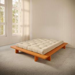 Karup Design Futonbett &raquo;Bettgestell JAPAN BED Futonbett aus FSC -zertifiziertem Massivholz&laquo; Mit Lattenrost, zeitlos, bequem & in mehreren Farben und Gr&ouml;&szlig;en 