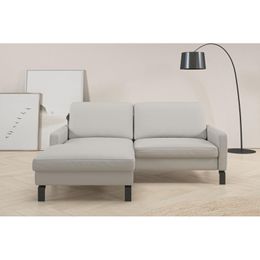 Home Affaire Ecksofa &raquo;Lecce, L-Form, Federkernpolsterung, Breite 194 cm&laquo; inkl. saugroboterfreundliche H&ouml;he & schmale Armlehnen 100% Leder B/H/T: 194cm