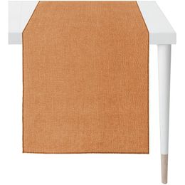 Apelt Tischl&auml;ufer &raquo;Stone&laquo; mit Kettelrand 95% Polyester, 5% Leinen B/L: 46cm x 140cm, 1 Stk., rechteckig