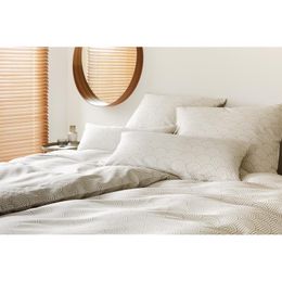 Elegante Bettw&auml;sche &raquo;Maison Arcs&laquo; 2 Stk. angenehmes Hautgef&uuml;hl Mako-Satin, Obermaterial: 100% Baumwolle B/L: 135cm x 200cm, 1 Stk., 1 Stk., Mako-Satin, B/L: 