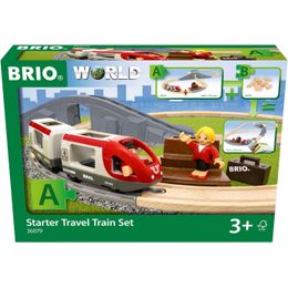 Brio Kinder Spielzeug-Zug "Holzzug Brio Reisezug Starter Set A", bunt, Spielzeugfahrzeuge