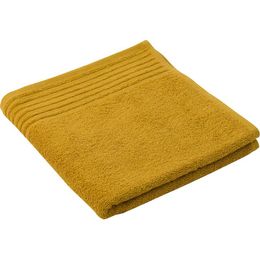 G&ouml;zze Handt&uuml;cher &raquo;Hanna&laquo; im Set, moderne Uni-Farben, mit strukturierter Bord&uuml;re gelb Walkfrottier, Obermaterial: 100% Baumwolle B/L: 50cmx100cm, 2 Stk., 