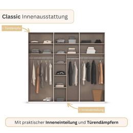 Rauch Kleiderschrank &raquo;Schwebet&uuml;renschrank Schrank Garderobe Ankleide Schlafzimmer TARO&laquo; in 3 verschiedenen Ausstattungen BASIC/CLASSIC/PREMIUM (SOFT-