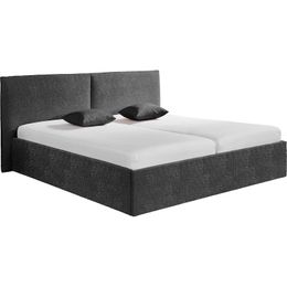 Westfalia Schlafkomfort Polsterbett Bezug. Hochwertiger Boucl&eacute;, 100% Polyester pflegeleicht, Polsterung: Polsterwatte, Material Gestell: gepolsterter Holzwerkstoff, 