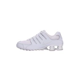 Nike Sportswear Sneaker 'SHOX NZ' Herren Gr&ouml;&szlig;e 44.5 silbergrau / offwhite