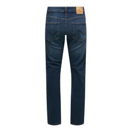 Only & Sons ONLY & SONS Herren Straight-Jeans "ONSWEFT REG. MBD 5094 TAI DNM NOOS"dunkelblau denim, Gr. 29, Abriebeffekte, Denim/Jeans, Obermaterial: 99%