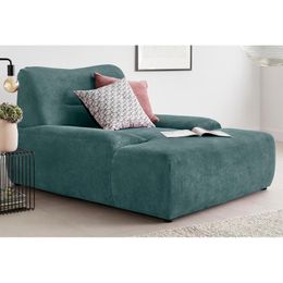 DOMO collection Loveseat &raquo;Cesena Designsessel zum Kuscheln, komfortabel Relaxen, Breite 122cm&laquo; bequem und stylish, frei im Raum stellbar blau Chenille