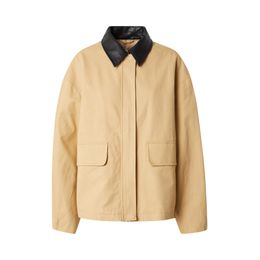 EDITED Jacke 'Sina' Damen Gr&ouml;&szlig;e L beige / schwarz Sommerjacke