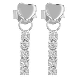 Adelia&acute;s ADELIA ́S Damen Kettenanh&auml;nger "Anh&auml;nger &ndash; Herz Herzanh&auml;nger aus 925 Silber", Silber 925 (Sterlingsilber), silber, Silber 925 (Sterlingsilber),