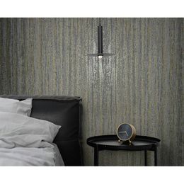 marburg Vliestapete &raquo;Lustrous Luxe&laquo; gl&auml;nzend moderne Tapete f&uuml;r Wohnzimmer Schlafzimmer K&uuml;che grau Vlies B/L: 0,53m x 10,05m, Rollen: 1