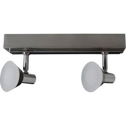 N&auml;ve n&auml;ve LED Deckenspot &raquo;Jericho&laquo; LED-Board 1 Stk. Warmwei&szlig; incl. Leuchtmittel, Farbe: chrome grau 2, H: 13,7cm, 1 Stk.