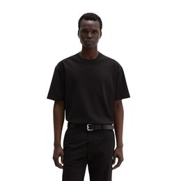 Marc O'Polo MARC O'POLO Herren T-Shirt "aus schwerem Bio-Baumwoll-Jersey", schwarz, Basic, Gr. XS, unifarben, Obermaterial: 100% Baumwolle, Shirts